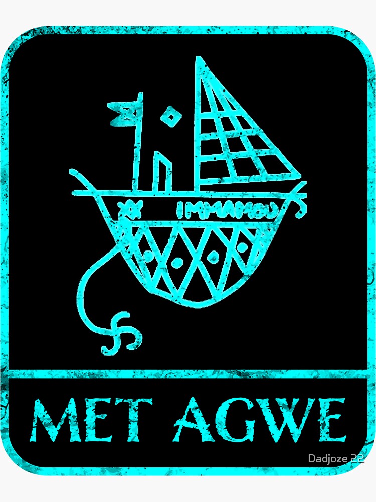 "Met Agwe veve vodou" Sticker for Sale by Dadjoze 22 | Redbubble