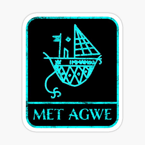 "Met Agwe veve vodou" Sticker for Sale by Dadjoze 22 | Redbubble