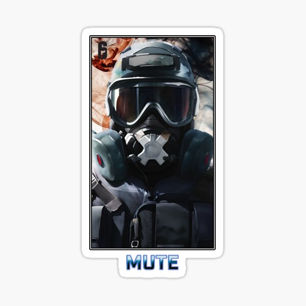 "Watercolor Mute" Sticker for Sale by RockingPandS | Redbubble