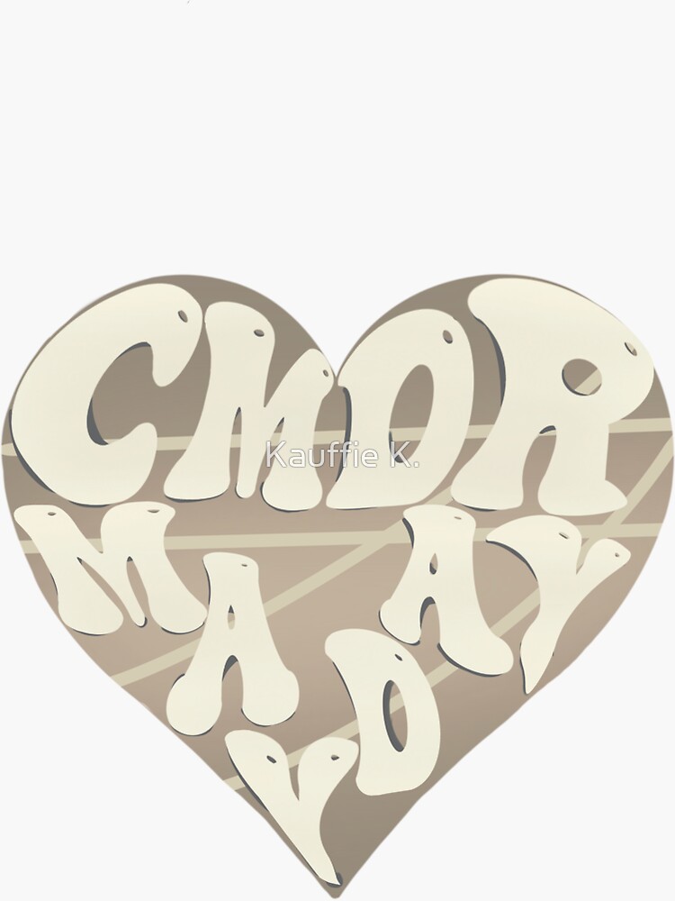 "Cmdr Mayday" Sticker for Sale by Kauffie K. | Redbubble