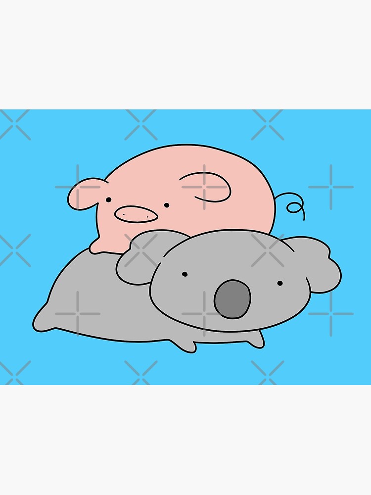 "Koala and Little Pig" Poster by SaradaBoru | Redbubble
