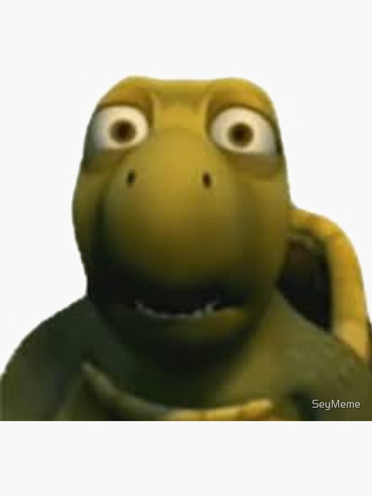 "confused turtle" Sticker for Sale by SeyMeme | Redbubble