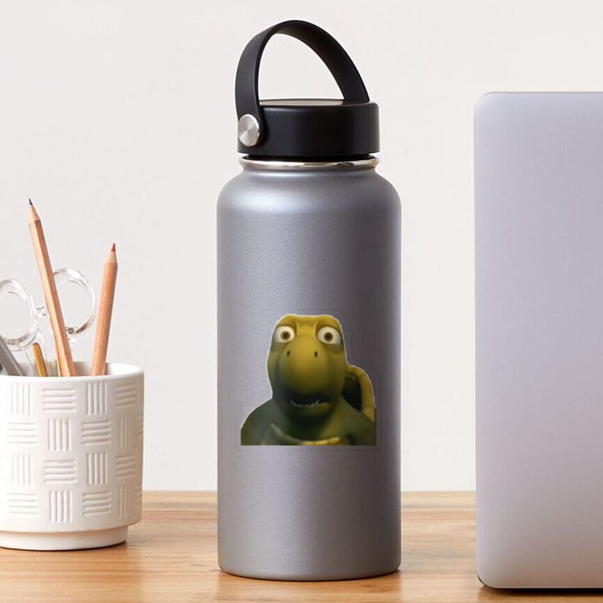 "confused turtle" Sticker for Sale by SeyMeme | Redbubble