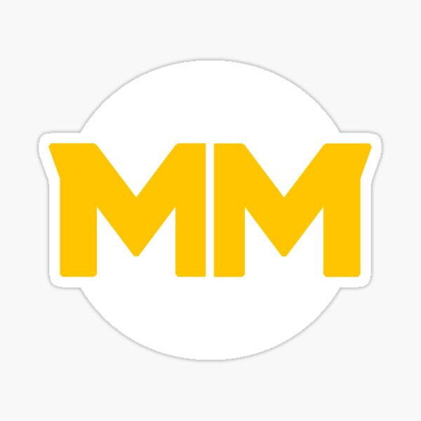 "M&M" Sticker for Sale by Vecture . | Redbubble