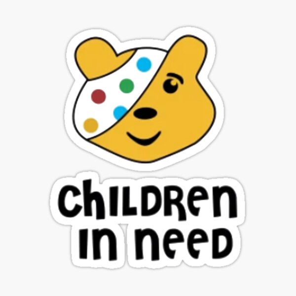 "Children In Need Pudsey Bear " Sticker for Sale by chunhatvuive54 ...
