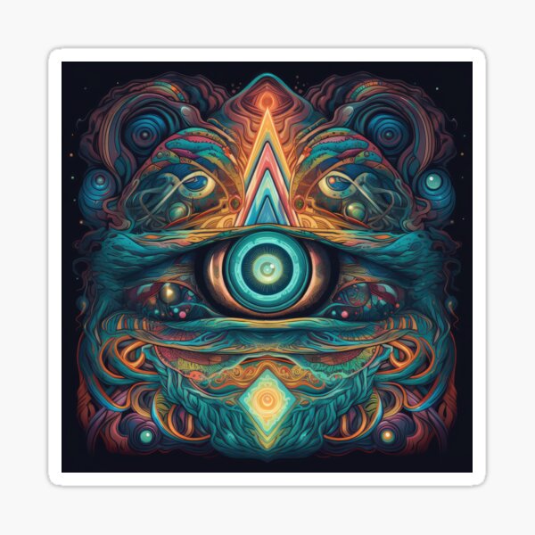 "Third Eye" Sticker for Sale by SeedDesign | Redbubble