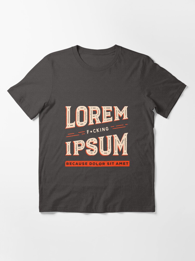 "Lorem ipsum" T-shirt for Sale by norithiel | Redbubble | lorem ipsum t ...