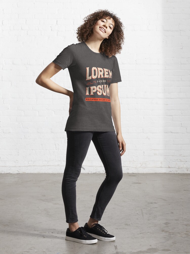 "Lorem ipsum" T-shirt for Sale by norithiel | Redbubble | lorem ipsum t ...
