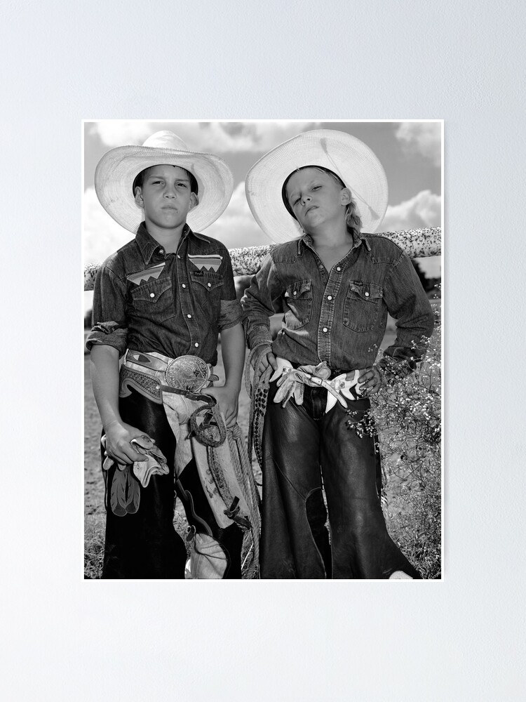 "Little Cowboy Best Friend" Poster for Sale by UyahOktav | Redbubble