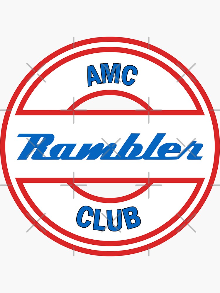 "AMC Rambler Club" Sticker by ItsMeRuva | Redbubble