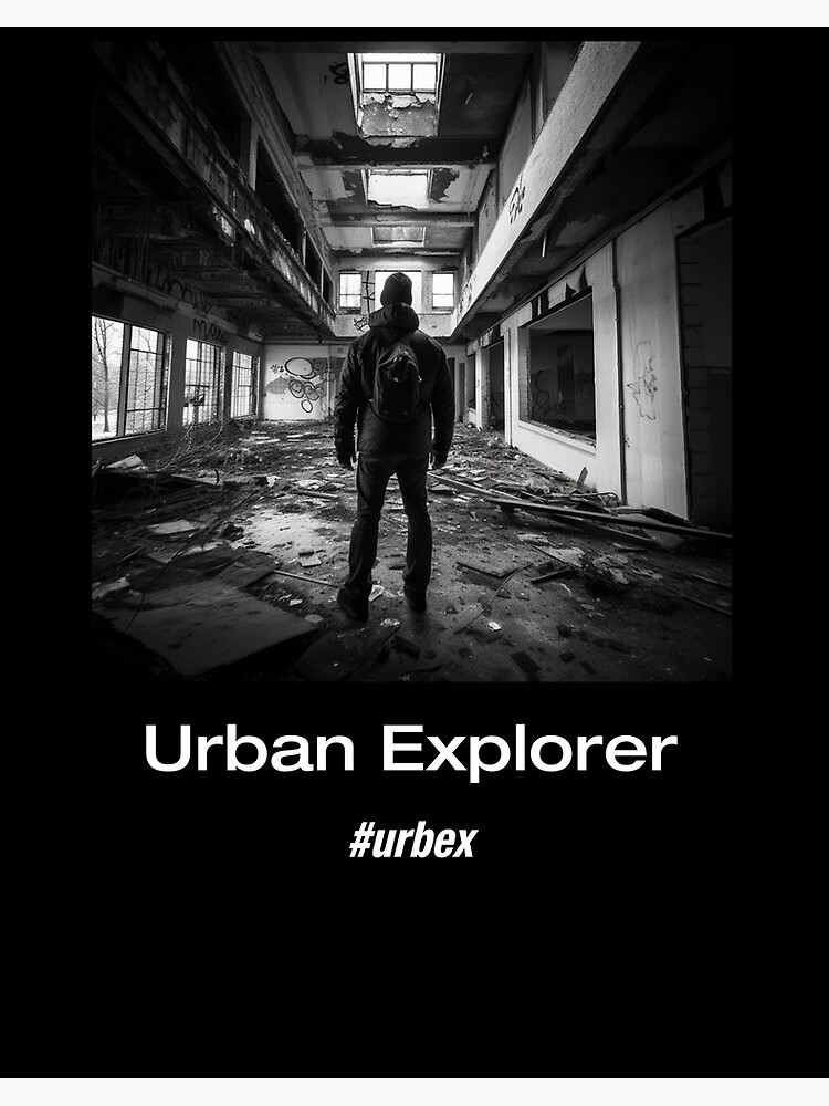 "Urban Explorer #Urbex" Art Board Print for Sale by GloxxiDesign ...