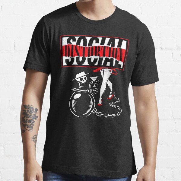 "SOCIAL DISTORTION " T-shirt for Sale by Jose593 | Redbubble | social ...