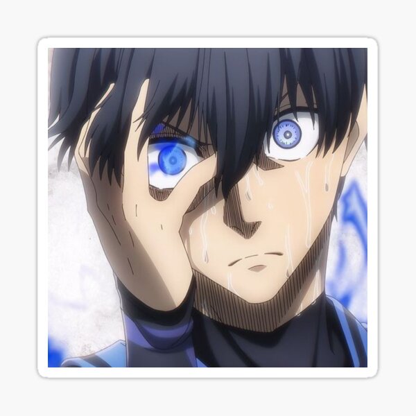 "Very Concentrated Yoichi Isagi - BlueLock" Sticker by WixWorks | Redbubble