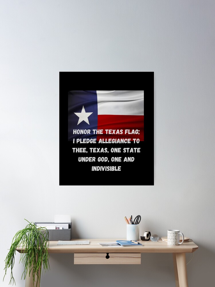 Promesa De La Bandera De Texas Para Imprimir