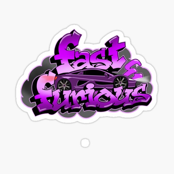 "Fast and furious race tuning cars graffiti" Sticker by bjorngr | Redbubble