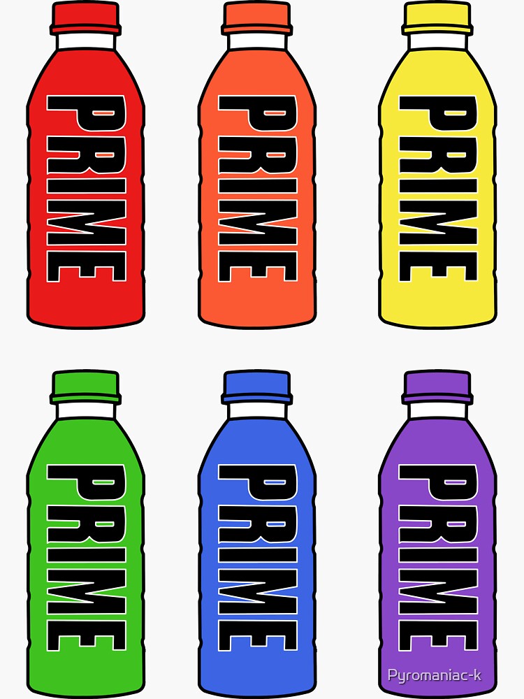 "Rainbow Prime Bottles" Sticker for Sale by Pyromaniac-k | Redbubble