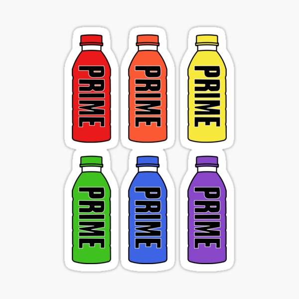 "Rainbow Prime Bottles" Sticker for Sale by Pyromaniac-k | Redbubble