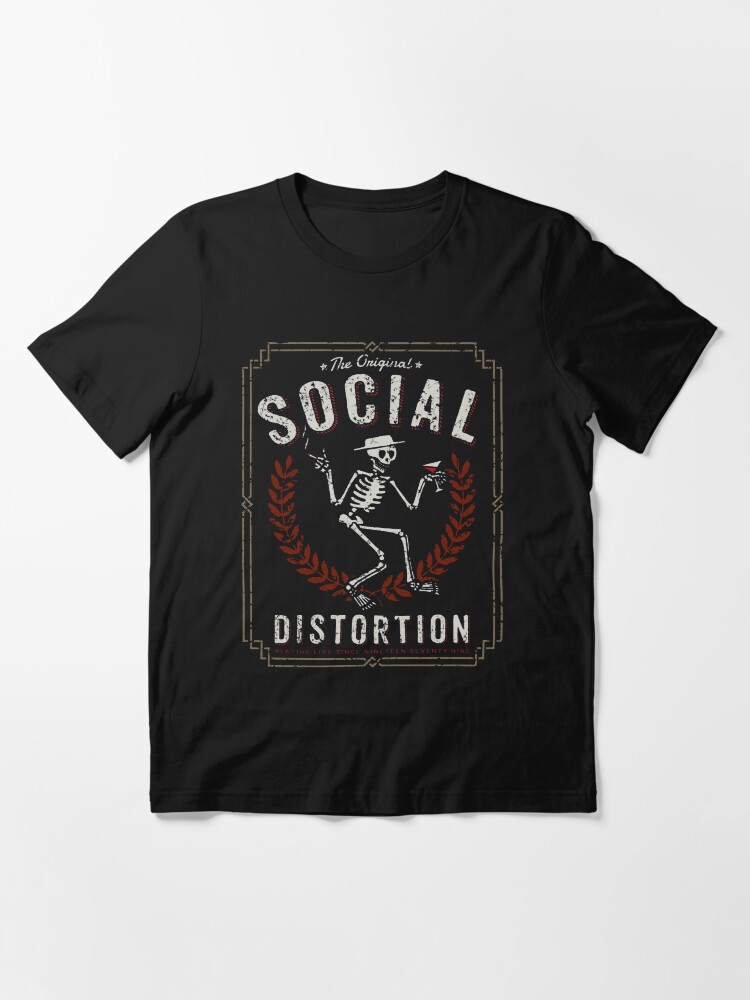 "SOCIAL DISTORTION " T-shirt for Sale by Jose593 | Redbubble | social ...