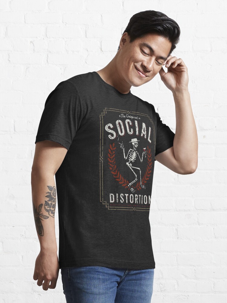 "SOCIAL DISTORTION " T-shirt for Sale by Jose593 | Redbubble | social ...