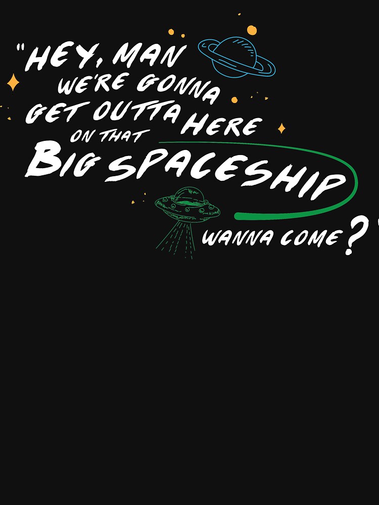 "Korg Quote - Spaceship" Essential T-Shirt for Sale by adohanyos ...