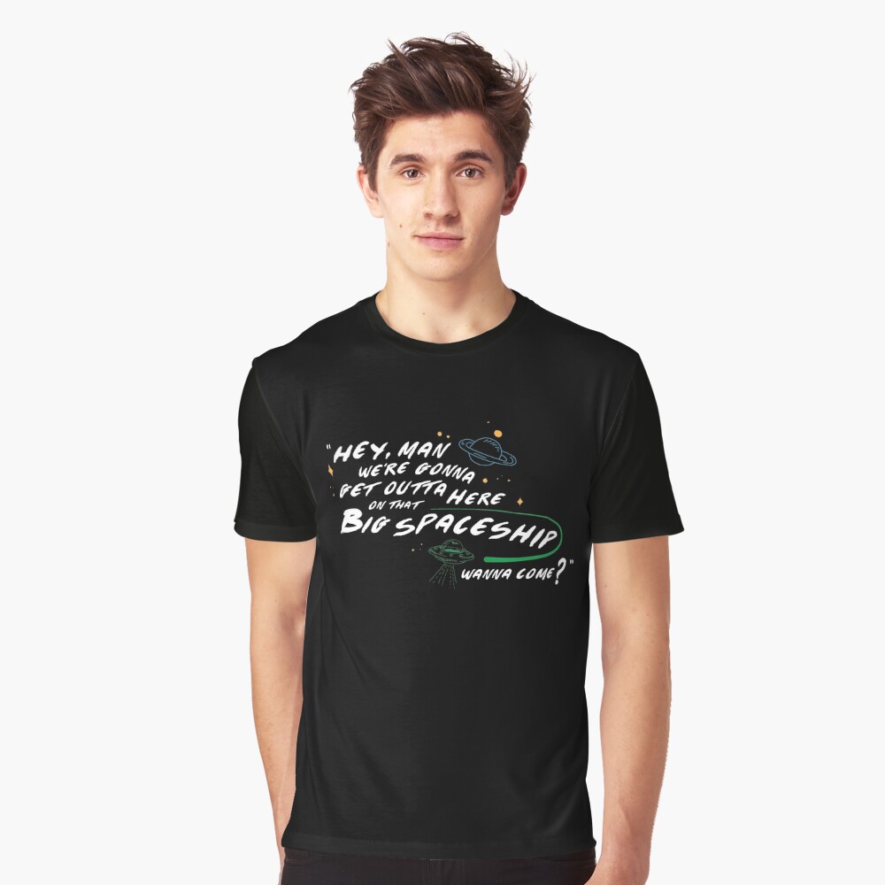 "Korg Quote - Spaceship" Essential T-Shirt for Sale by adohanyos ...