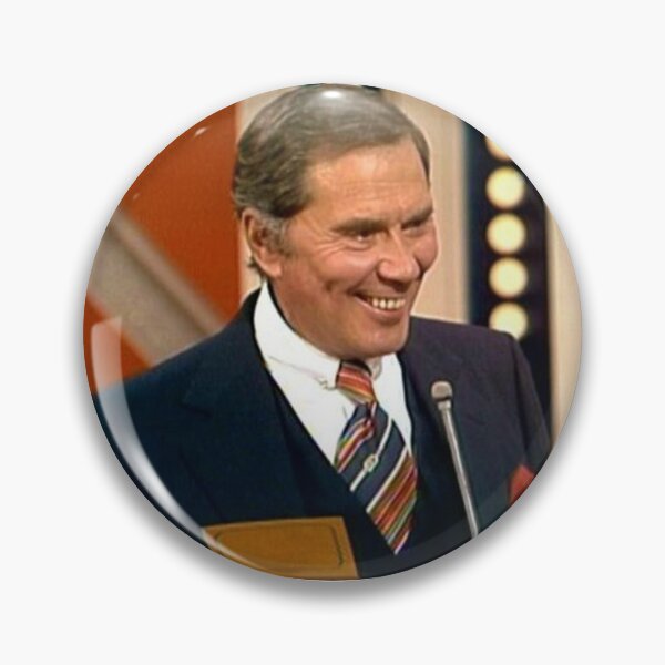 "Gene Rayburn 1980-81 photo" Pin for Sale by gameshowfan2001 | Redbubble