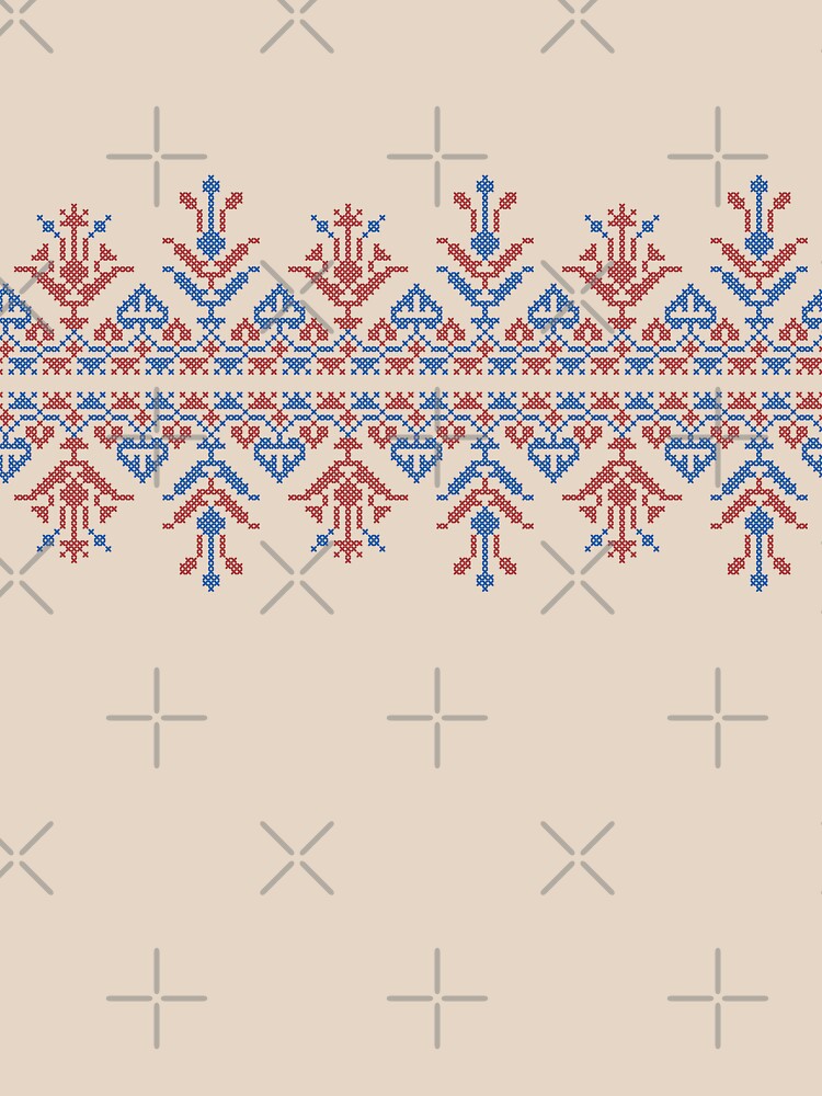 "Palestinian Tatreez Cross Stitch Realistic Palestine Arabic Embroidery ...