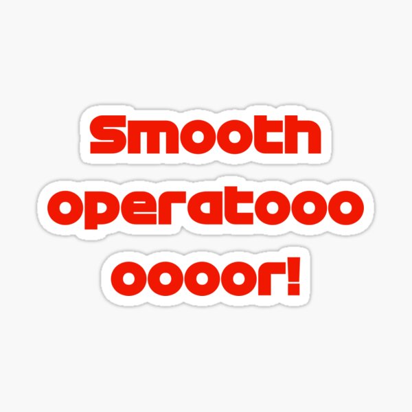 "Smooth Operator Carlos Sainz Ferrari" Sticker for Sale by F1-Undone ...