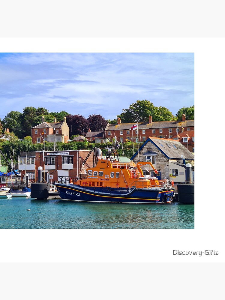 "Weymouth lifeboat at the ready." Pin for Sale by Discovery-Gifts ...