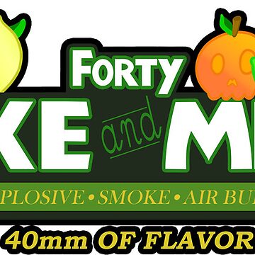 "40 Mike & Mike" Sticker for Sale by bikeswillburn | Redbubble
