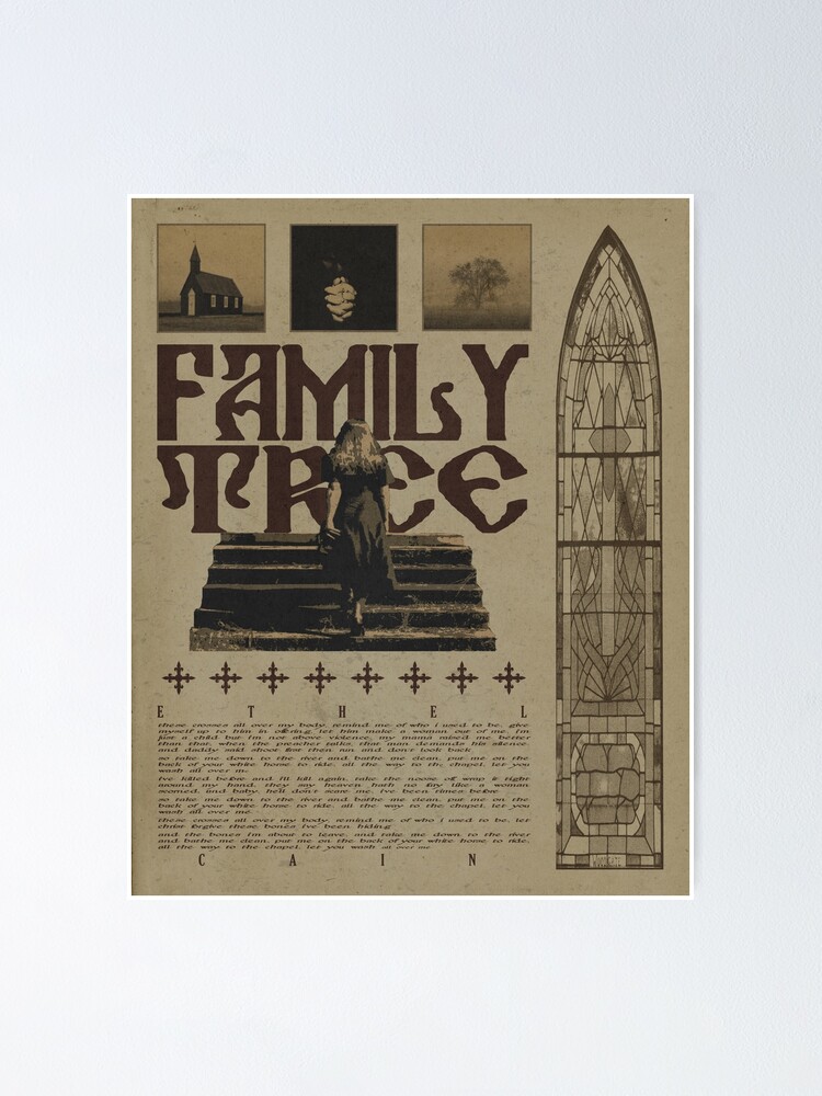 "Ethel Cain - Family Tree - Preacher's Daughter" Poster for Sale by ...