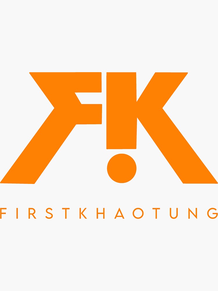 "FirstKhaotung logo" Sticker for Sale by Sunshine2099 | Redbubble
