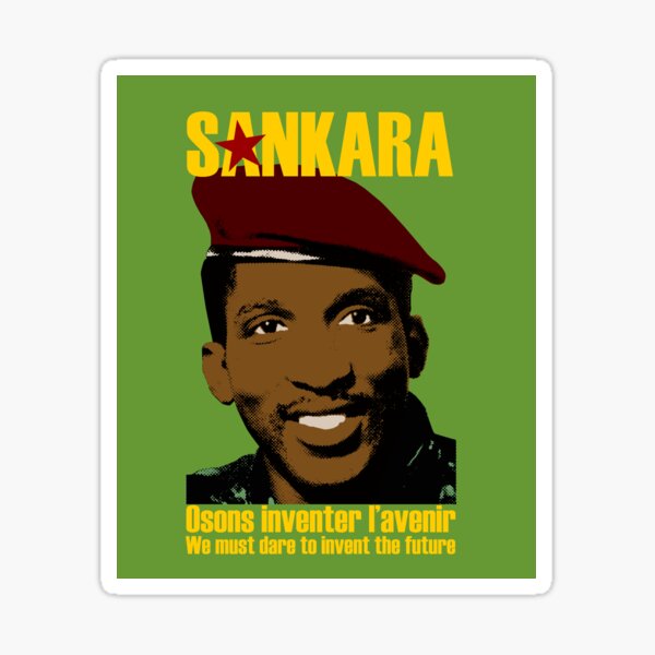 "Thomas Sankara" Sticker for Sale by degeefe | Redbubble