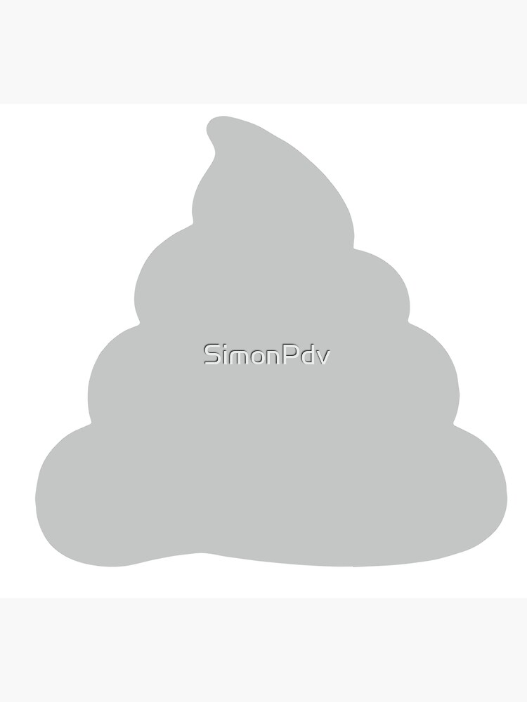"iCrap - Poop Apple Emoji" Poster by SimonPdv | Redbubble