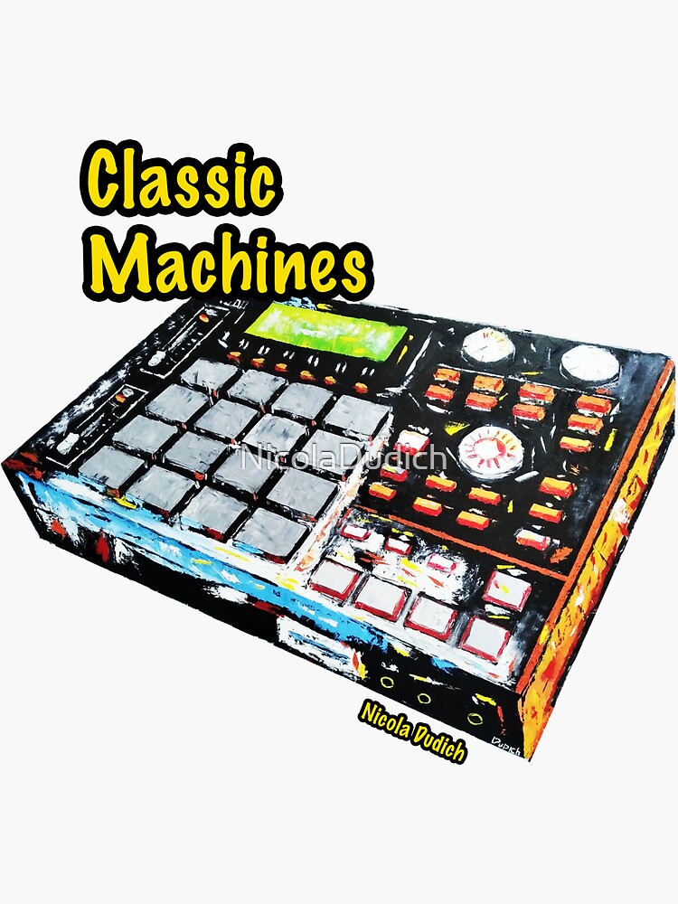"Classic Machines Art by Nicola Dudich" Sticker for Sale by ...