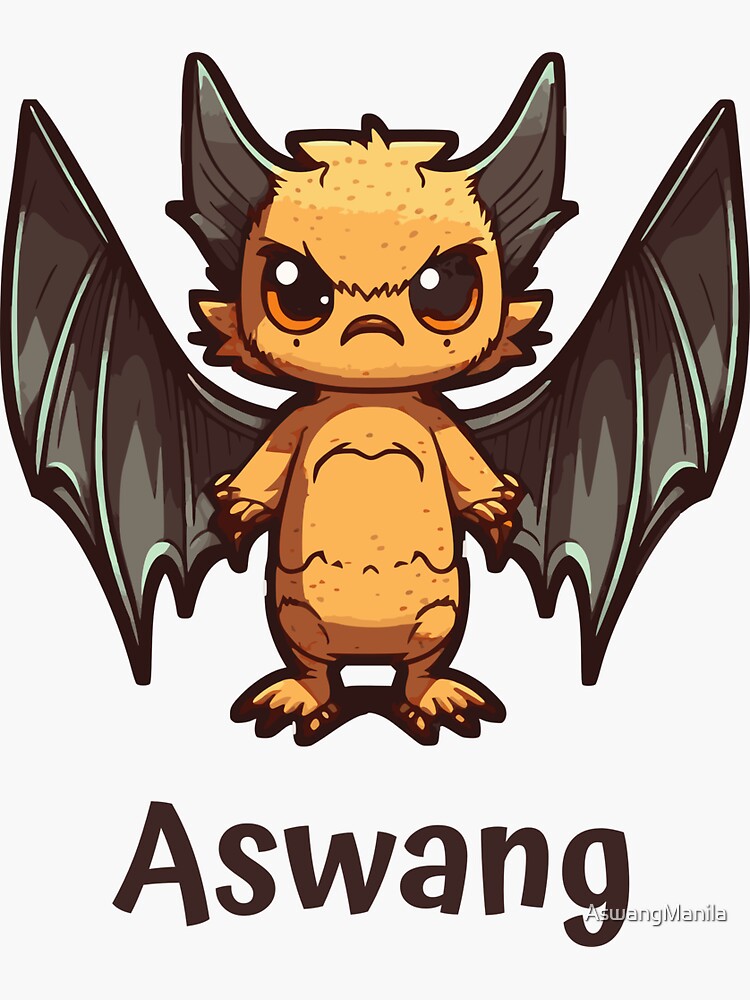 "Cute Aswang" Sticker for Sale by AswangManila | Redbubble