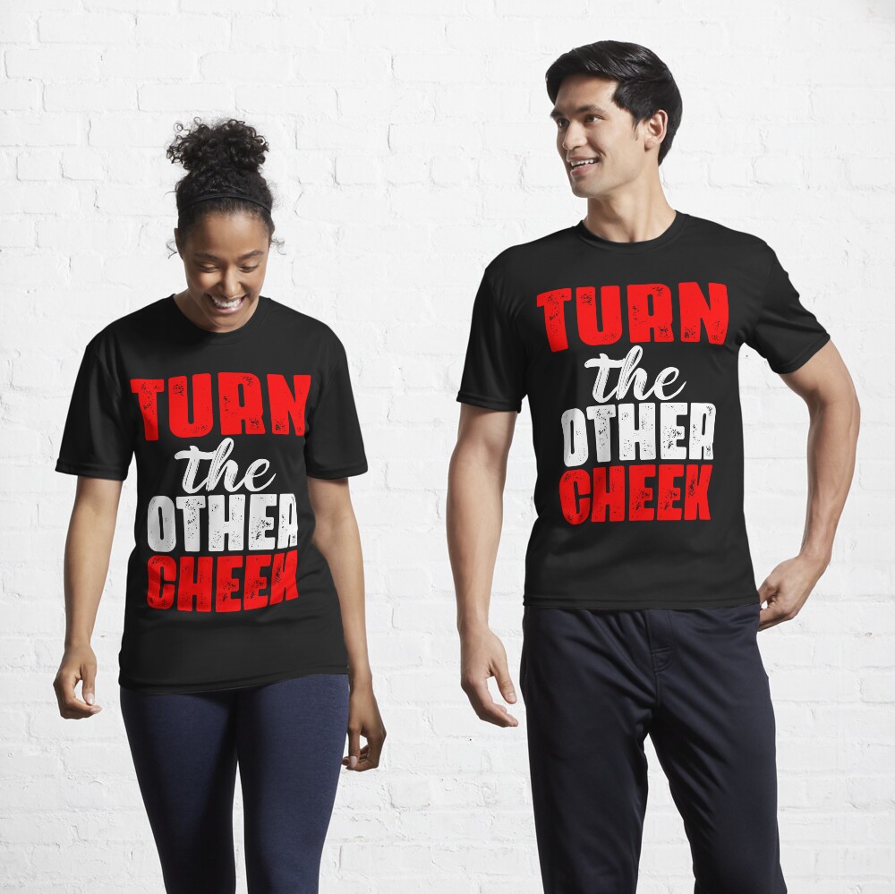 "Turn The Other Cheek" Sticker for Sale by plushism | Redbubble