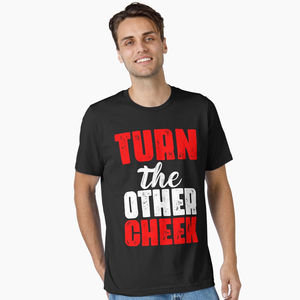"Turn The Other Cheek" Sticker for Sale by plushism | Redbubble