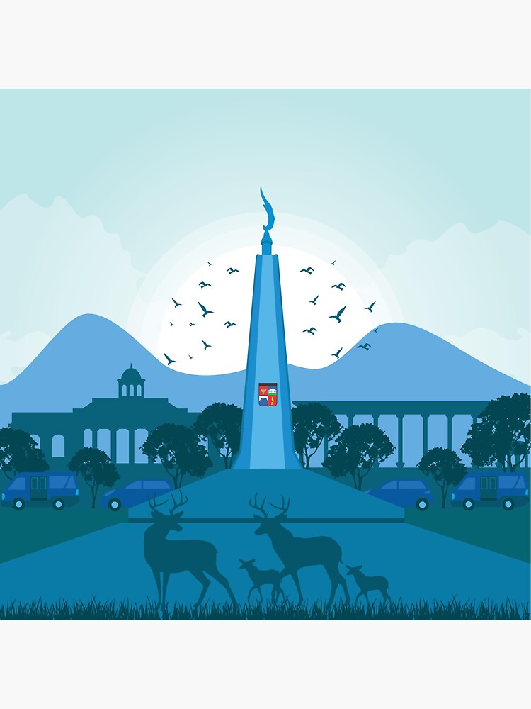 "Bogor The Rain City" Sticker for Sale by Vollendrung | Redbubble