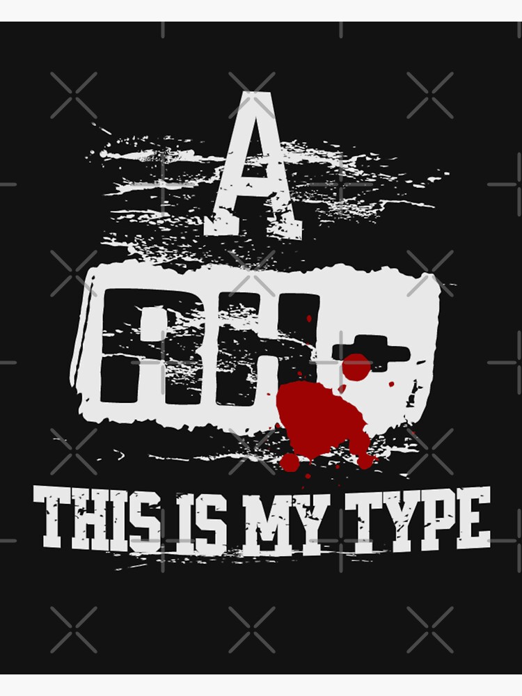 "A RH+ positive Blood Type" Sticker for Sale by TakiArutr79 | Redbubble