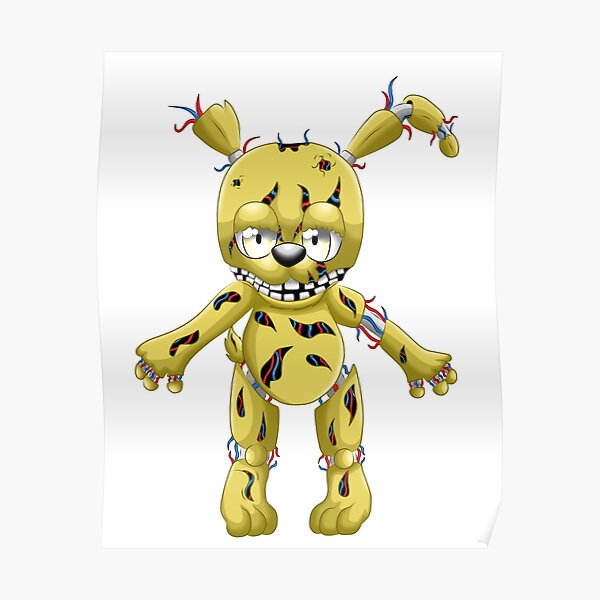 "Five nights at freddys 3 Chibi Springtrap " Poster by sarahsama ...