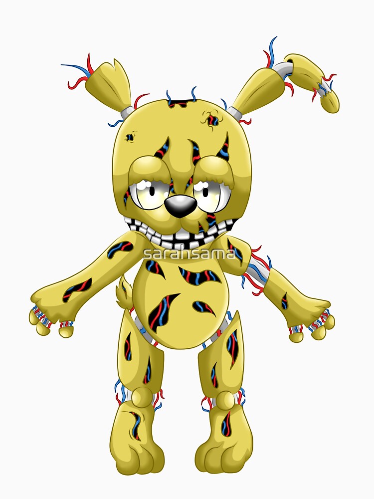 "Five nights at freddys 3 Chibi Springtrap " T-shirt for Sale by ...