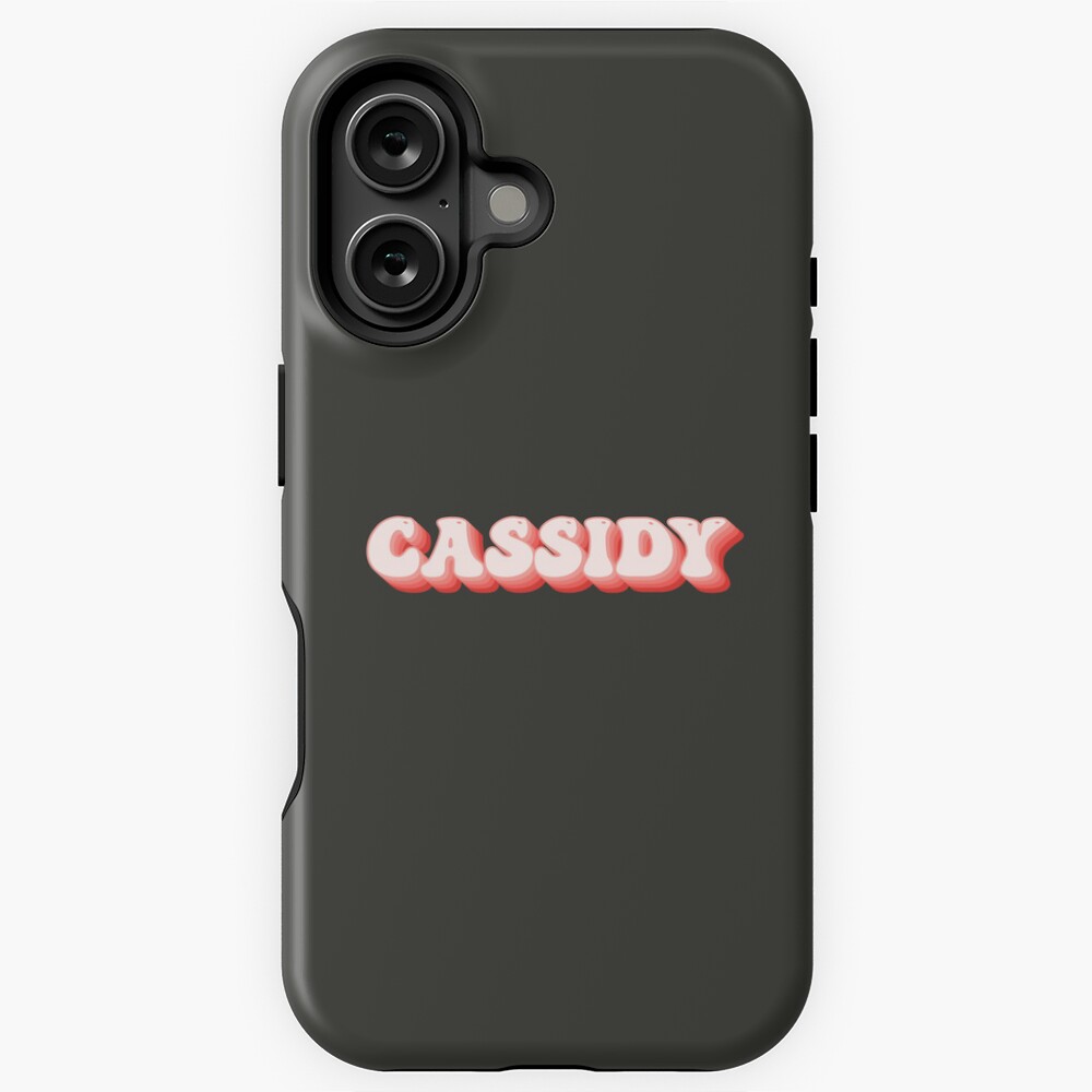 "Cassidy - Name" Sticker for Sale by kindxinn | Redbubble