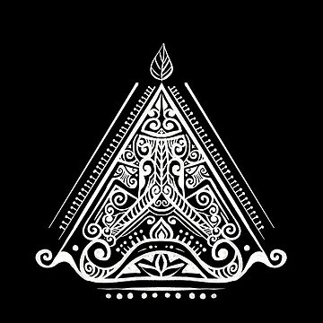 "Bengali Alpona " Sticker for Sale by Indrajit Kanungo | Redbubble