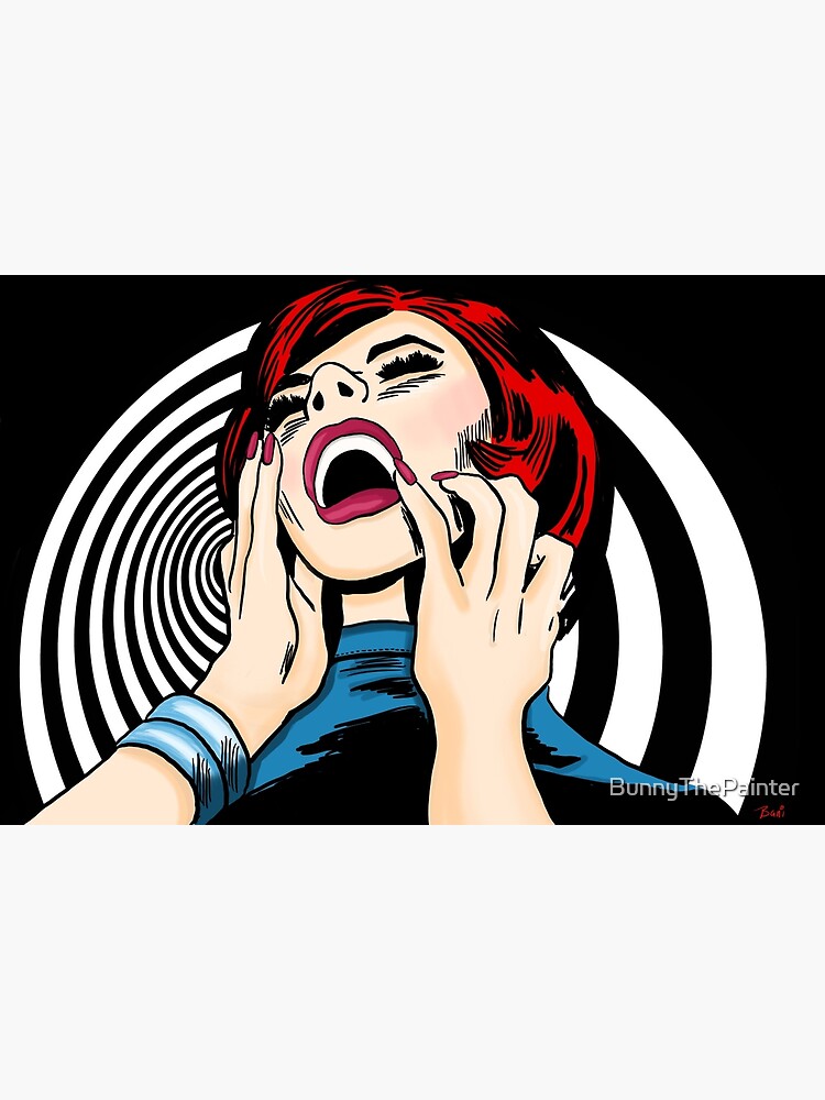 "Screaming Sixties Psychedelic Siren" Poster for Sale by ...