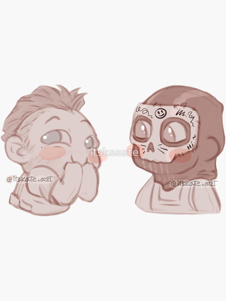 "chibi GhostSoap - 6/8" Sticker for Sale by itskaaate | Redbubble