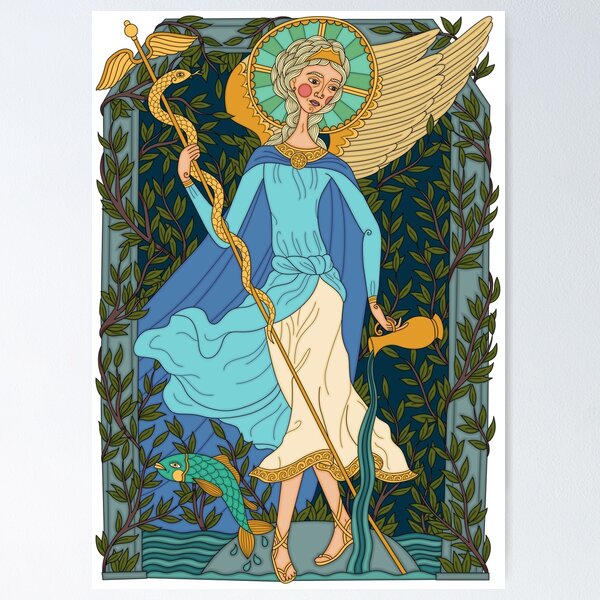 "Raphael Archangel" Poster for Sale by jozsefvass | Redbubble