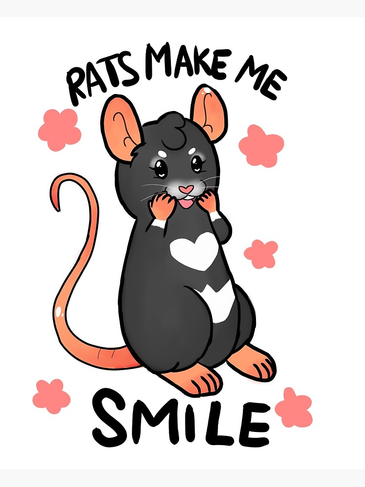 Rats make me smile Premium Matte Vertical Poster sold by Chris Fry ...