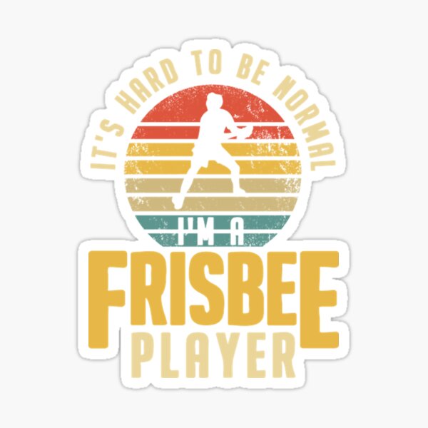 "Frisbee Disc " Sticker for Sale by NeolaMorgan | Redbubble