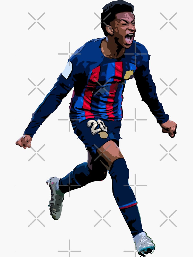 "Alejandro Balde" Sticker by raffrasta | Redbubble